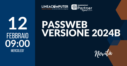 Novità e-commerce Passweb 2024B: webinar pratico gratuito 2025 - Lineacomputer srl